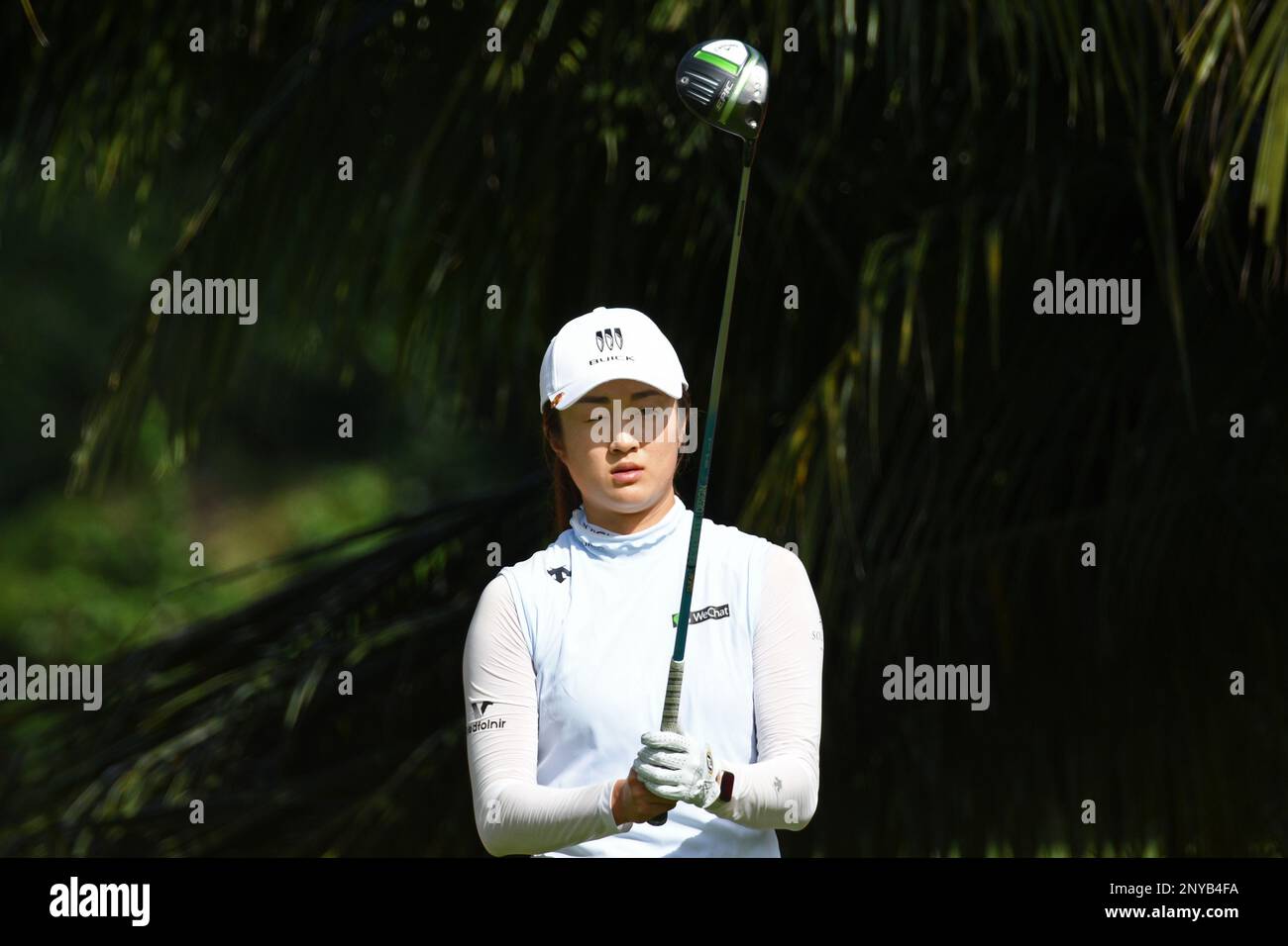 Singapore. 2nd Mar, 2023. Liu Yu of China competes on the first day of ...