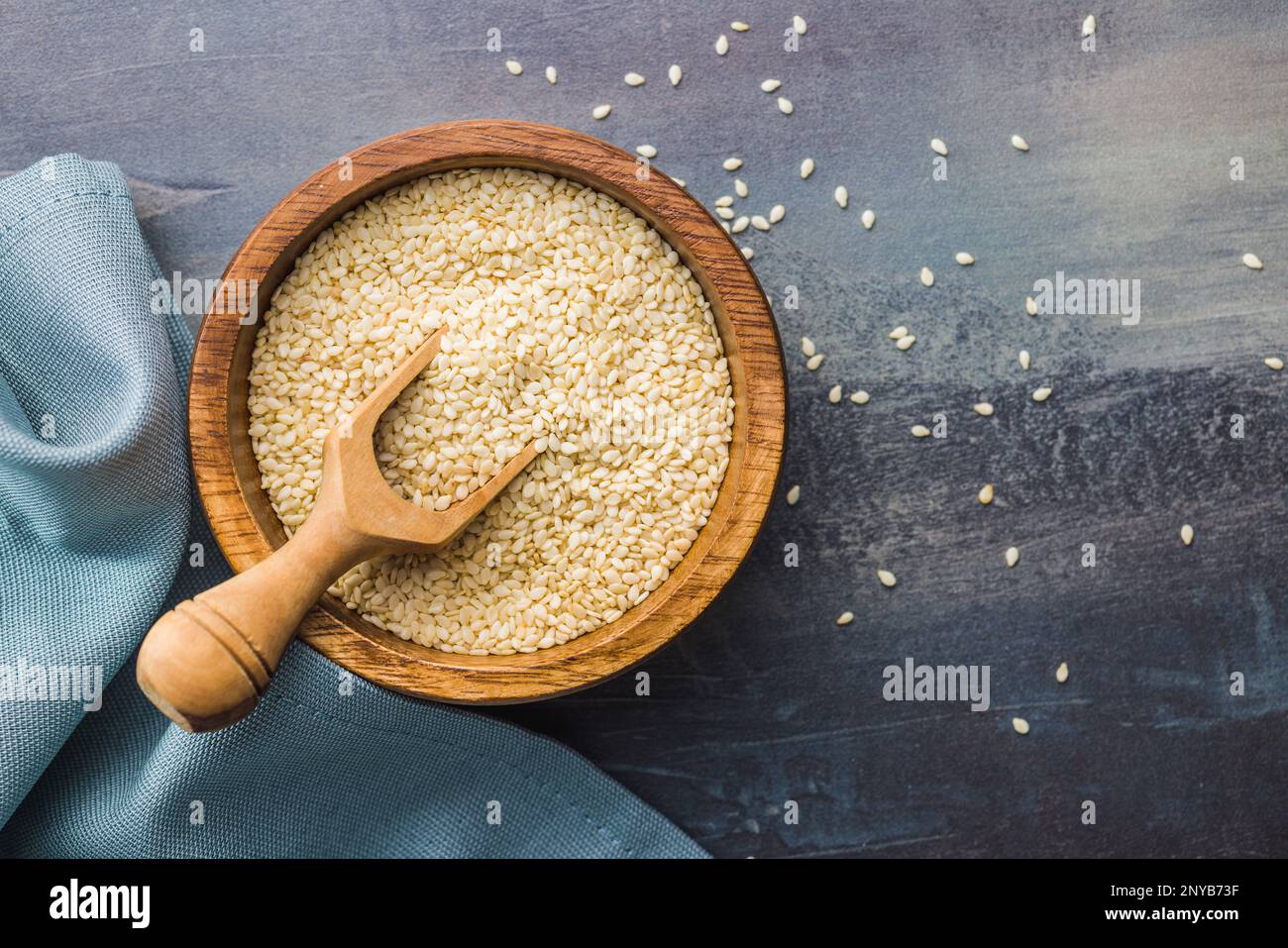 Dried sesame seeds hi-res stock photography and images - Alamy