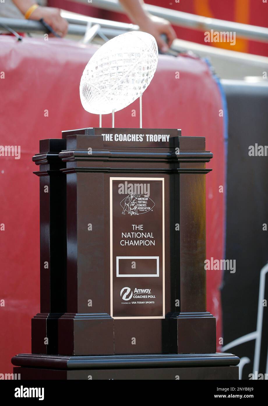 September 02, 2017 The Coaches' Trophy for the National Champion ...