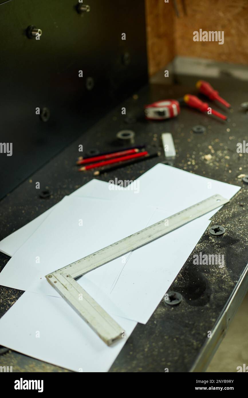 Pencil drawing plan hi-res stock photography and images - Alamy