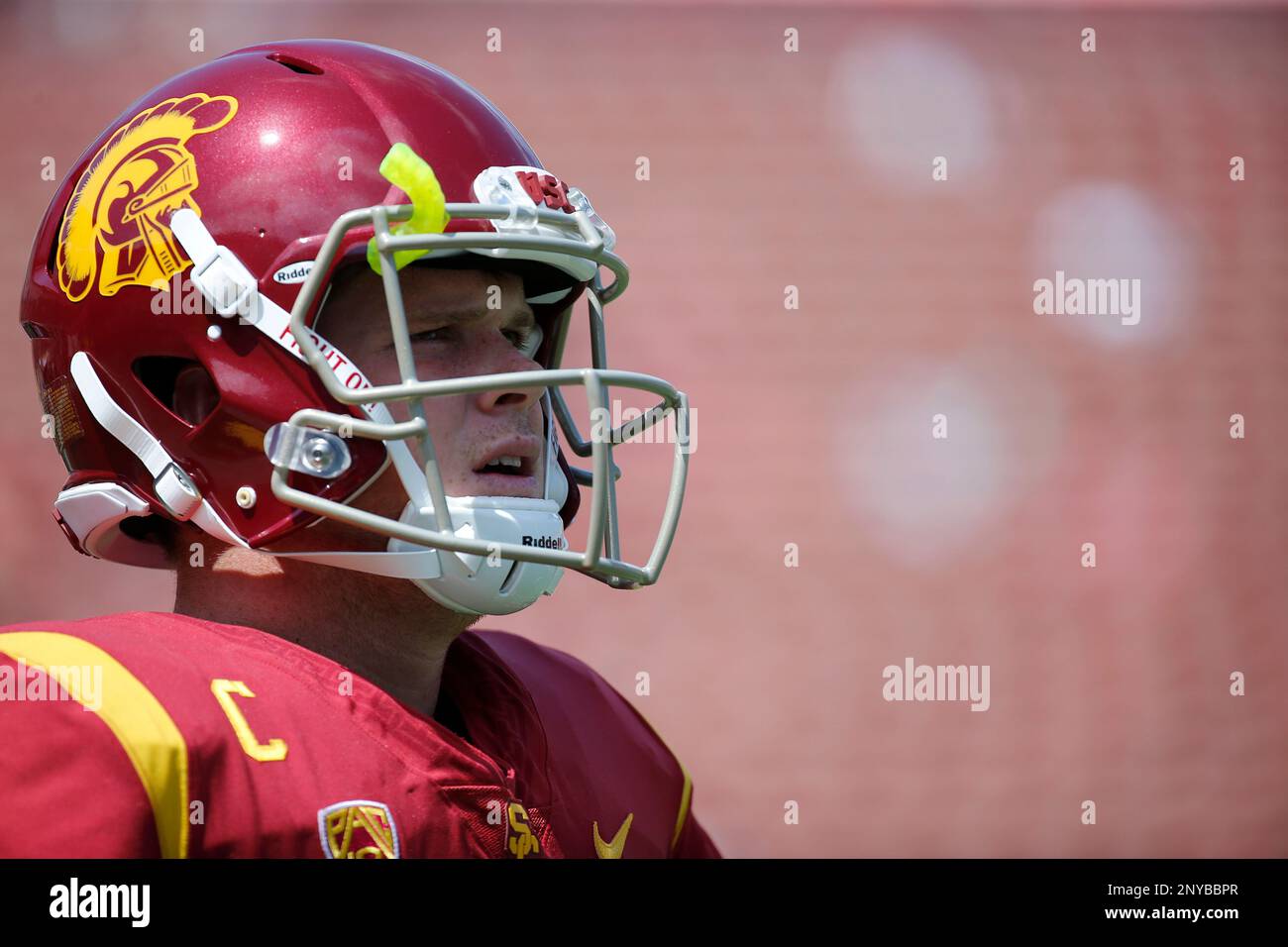 September 02, 2017 USC Trojans quarterback Sam Darnold #14 in action ...