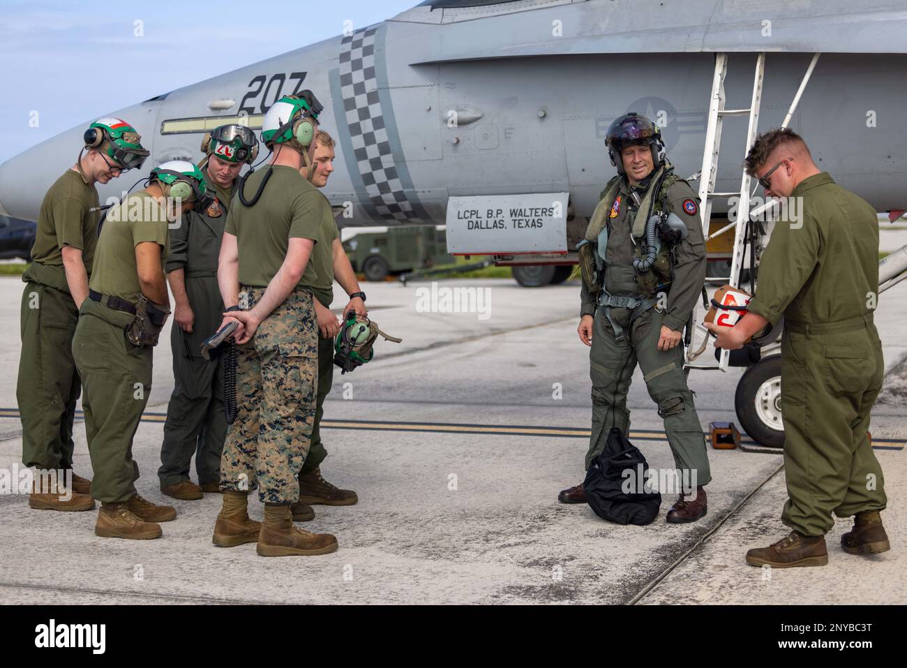 U.S. Marine Corps Col. Dustin Byrum, the commanding officer of Marine ...