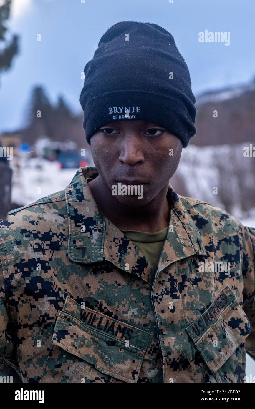 U.S. Marine Corps Pfc. Tyrone Williams, a motor vehicle operator with ...