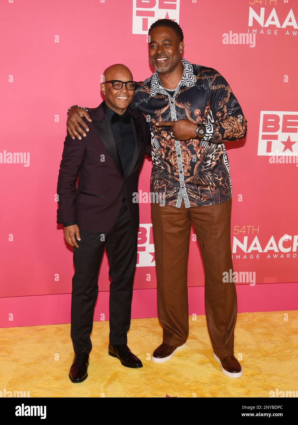 25 February 2023 - Pasadena, California - Lamman Rucker and Trey Haley ...