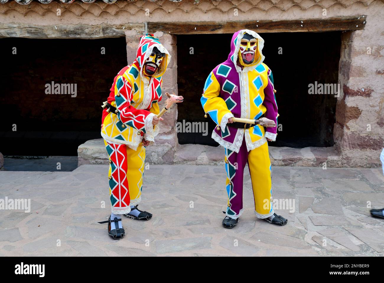 Botargas of Guadalajara. Traditional mask of Guadalajara city in Luzon ...