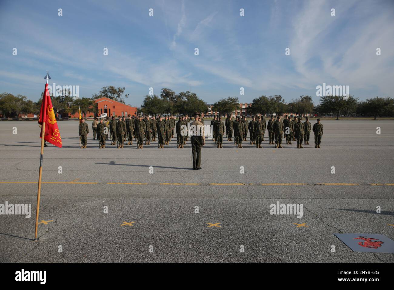 Recruits from Hotel Company, 2nd Recruit Training Battalion ...