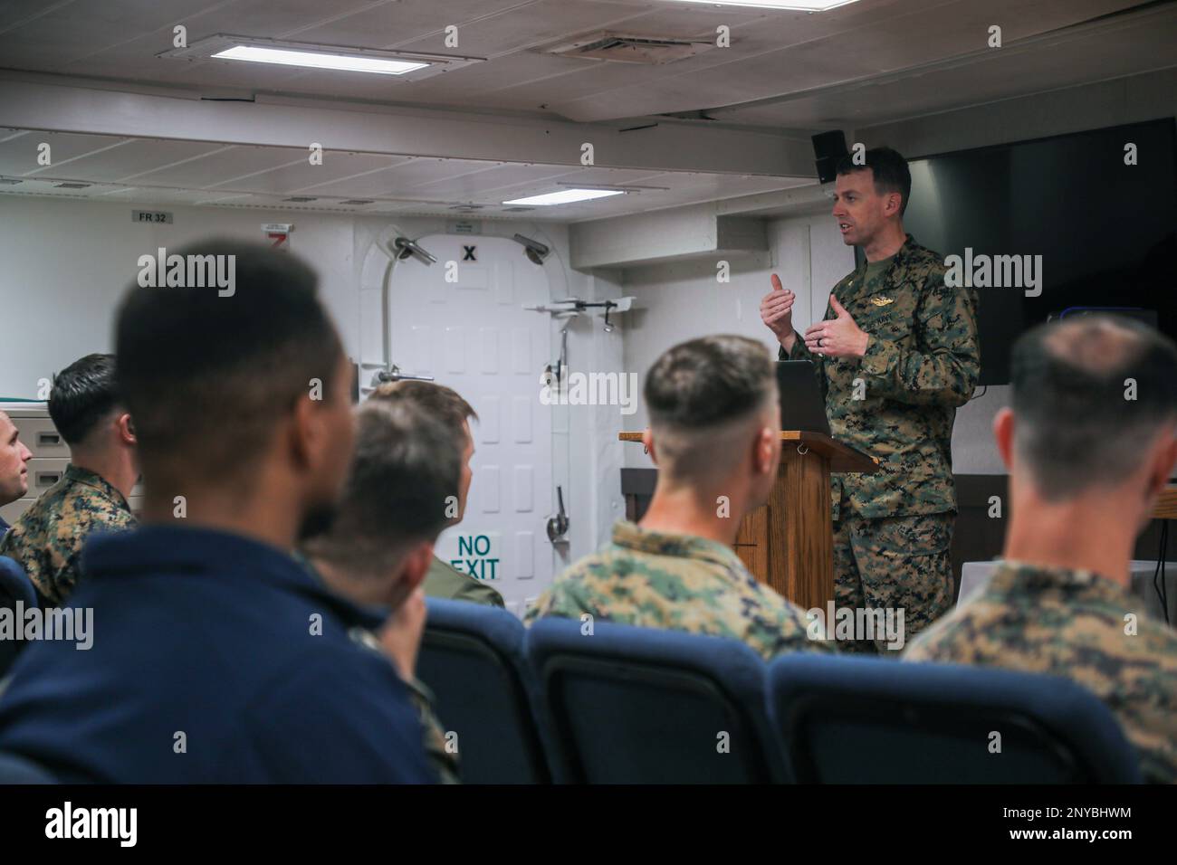 SOUTH CHINA SEA (Jan. 22, 2023) - U.S. Navy Lt. Cmdr. Austin Grimes, a ...