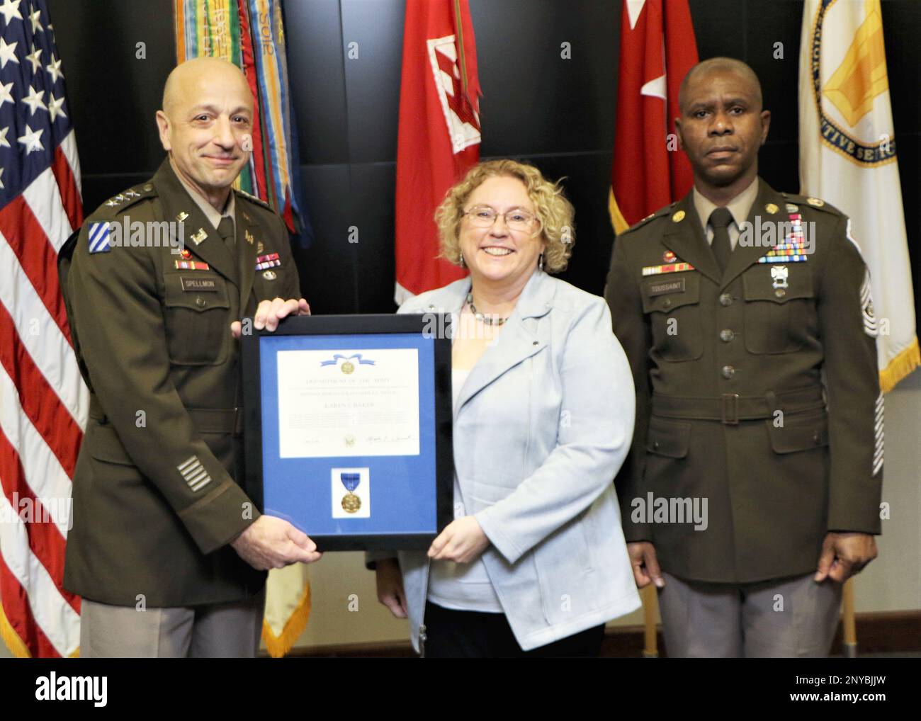 55th Chief of Engineers, Lt. Gen. Scott A. Spellmon, (left) and U.S ...