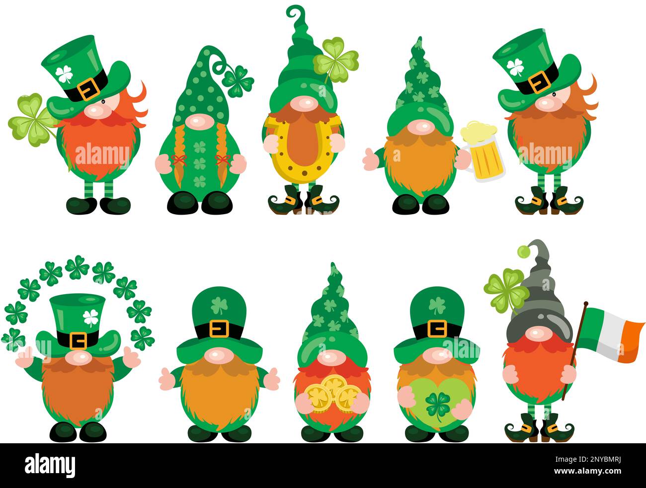 Funny garden gnomes Cut Out Stock Images & Pictures - Alamy