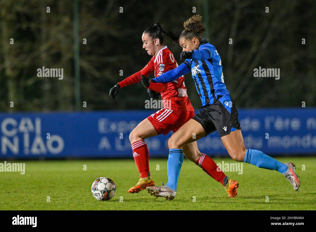 Liege, Belgium. 01st Mar, 2023. Loredana Humartus (3) of Standard and ...