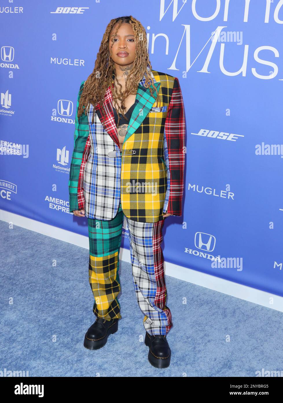 Ambr arrives at The 2023 Billboard Women in Music Awards held at The ...
