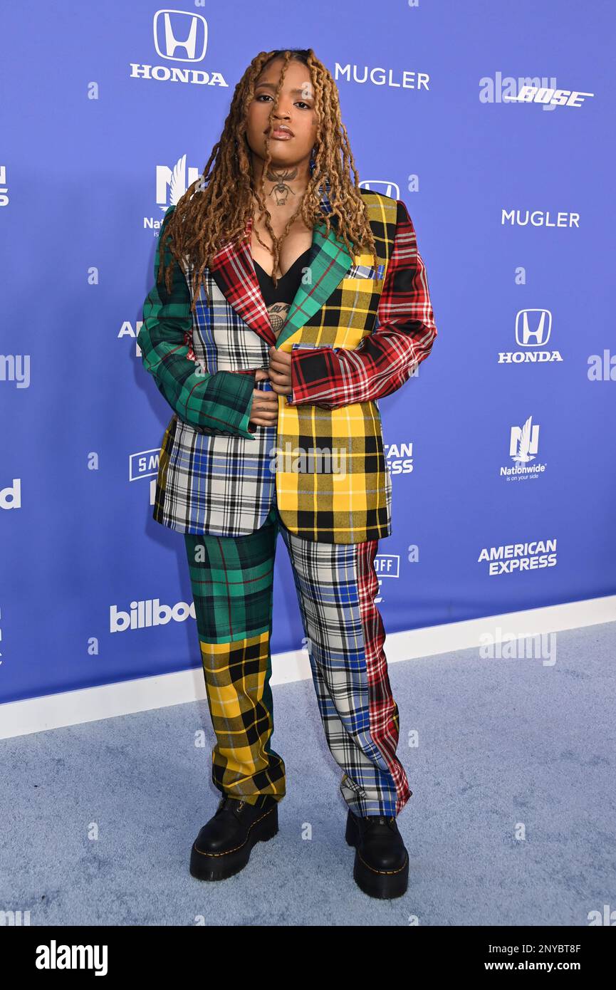 Los Angeles, USA. 01st Mar, 2023. Ambre arriving at the Billboard Women ...