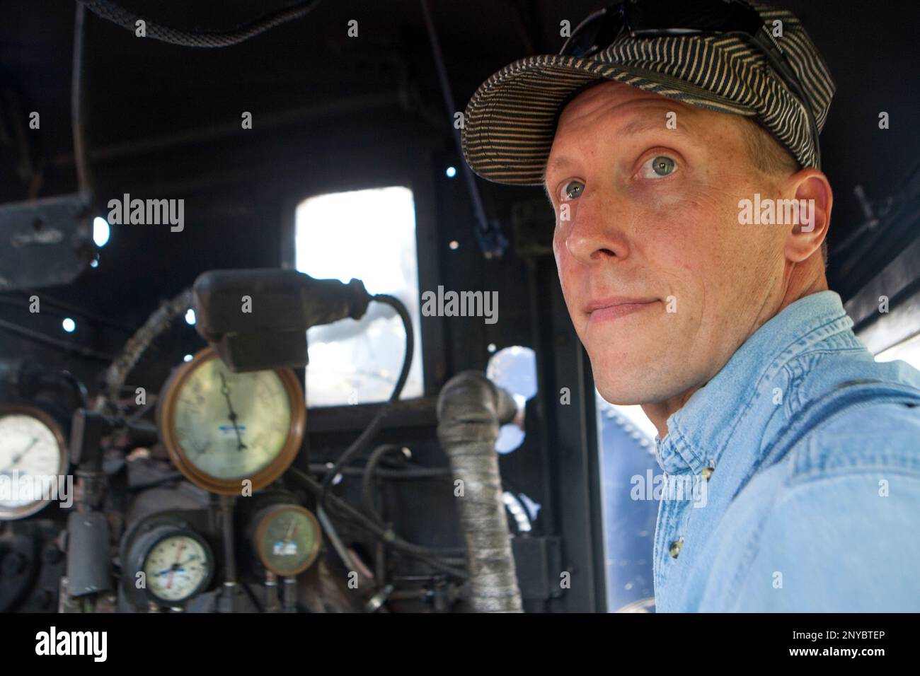 In this Aug. 16, 2017, photo, Scott Harlan, who works on and in the ...