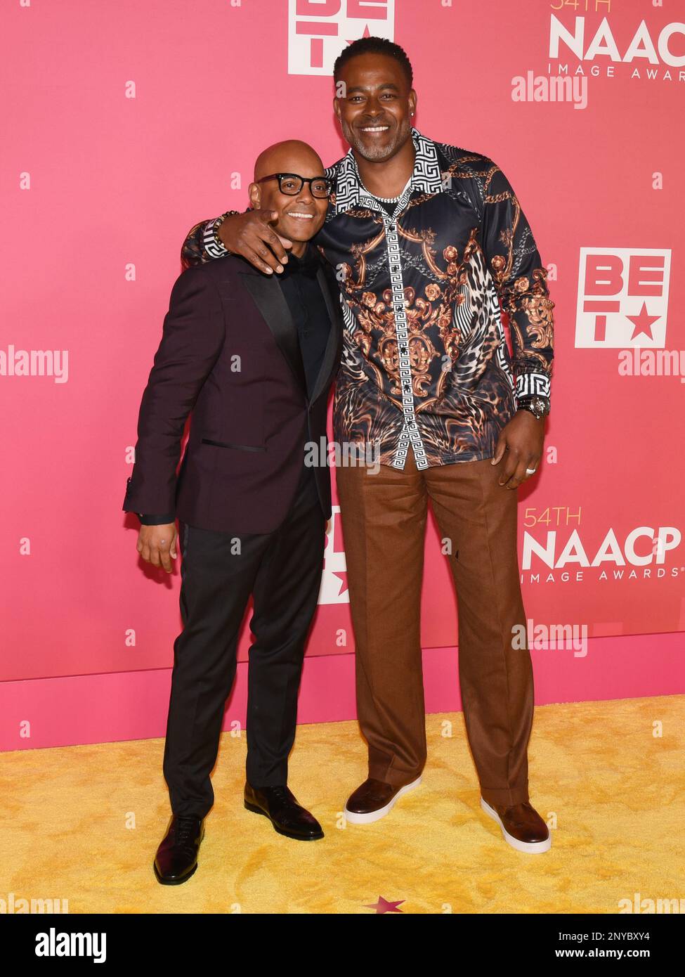 25 February 2023 - Pasadena, California - Lamman Rucker and Trey Haley ...