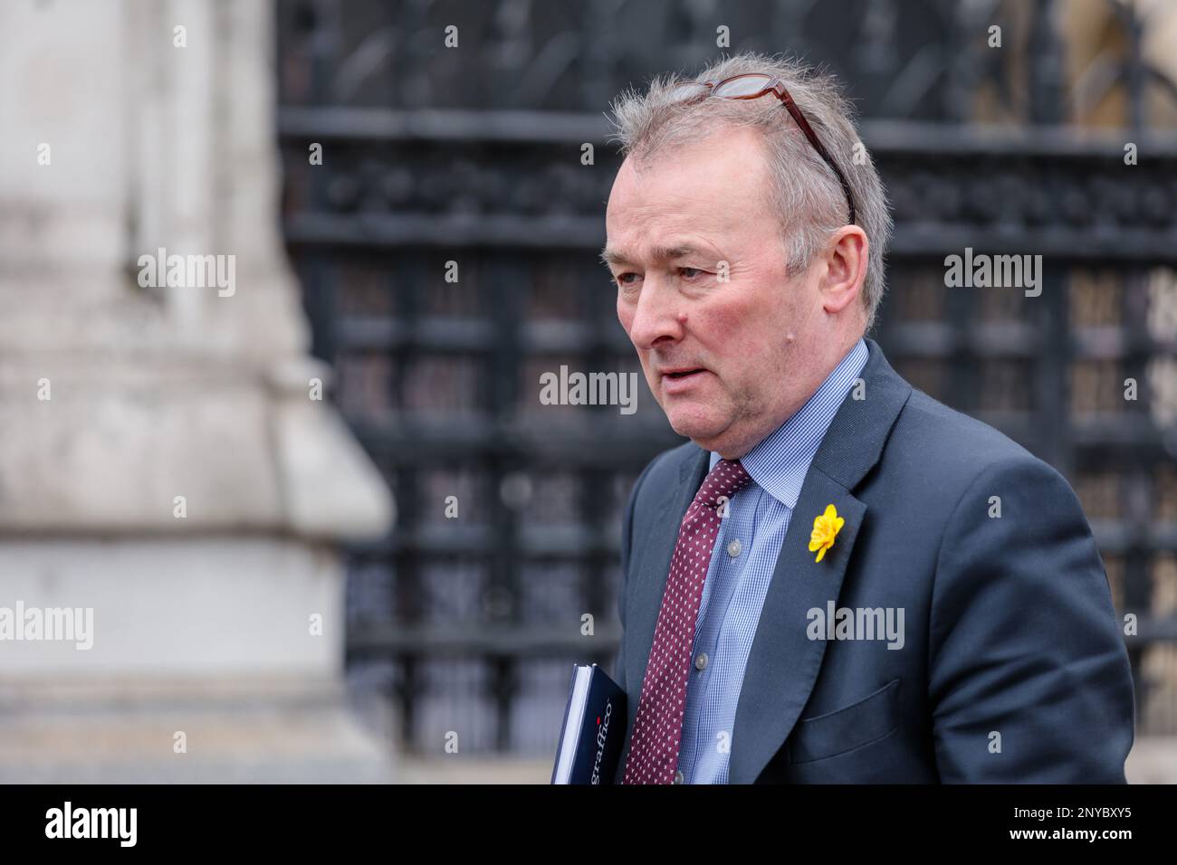 Westminster, London, UK. 1st March 2023. Simon Hart, Conservative MP ...