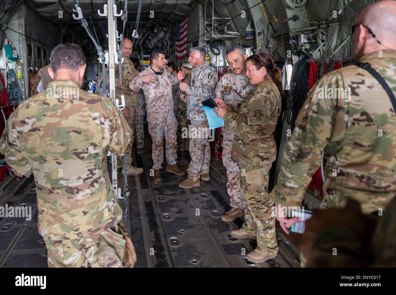 U.S. Air Force 405th Expeditionary Air Evacuation Squadron medics ...