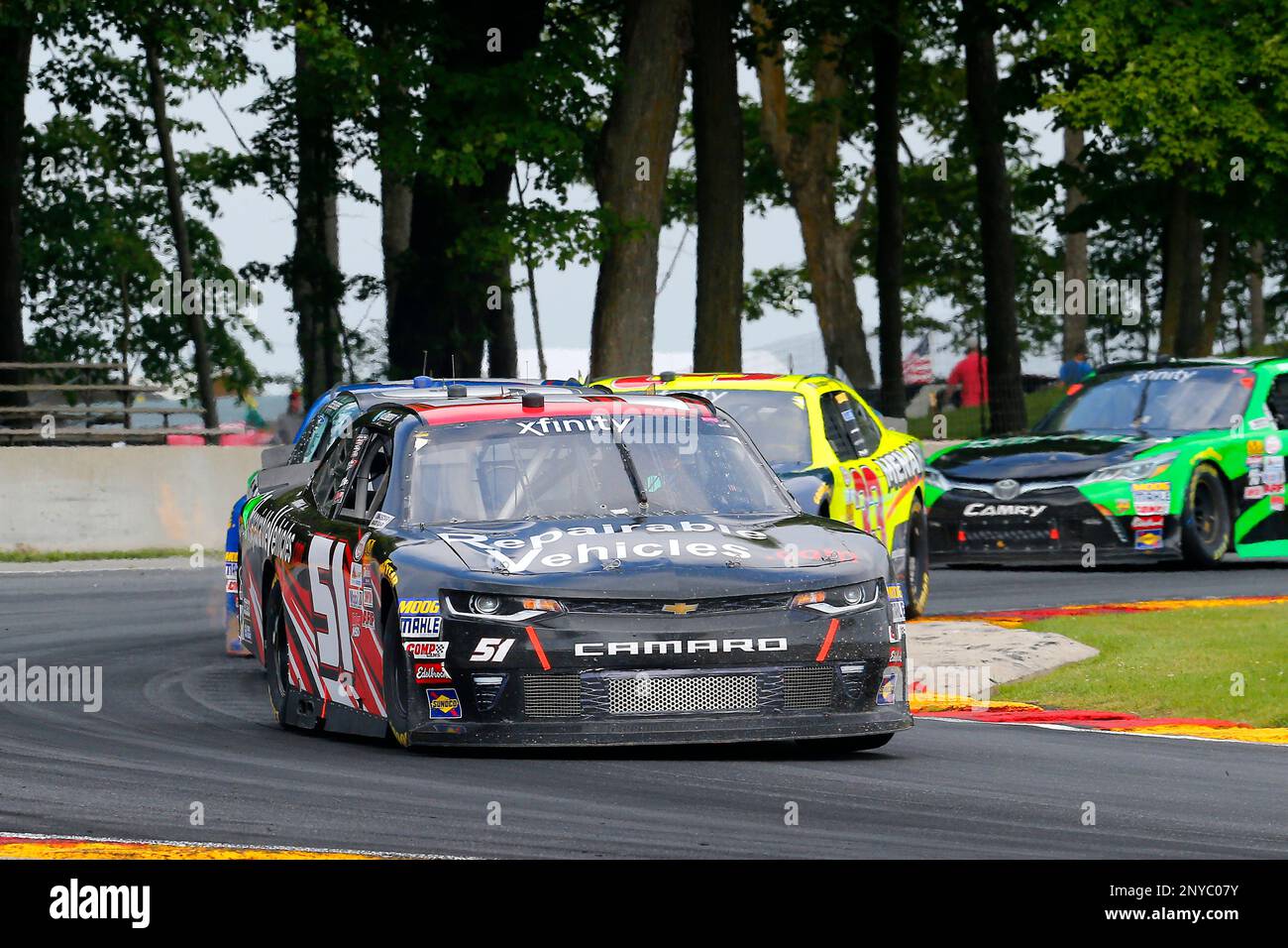 Jeremy Clements, RepairableVehicles.com Chevrolet Camaro during the ...
