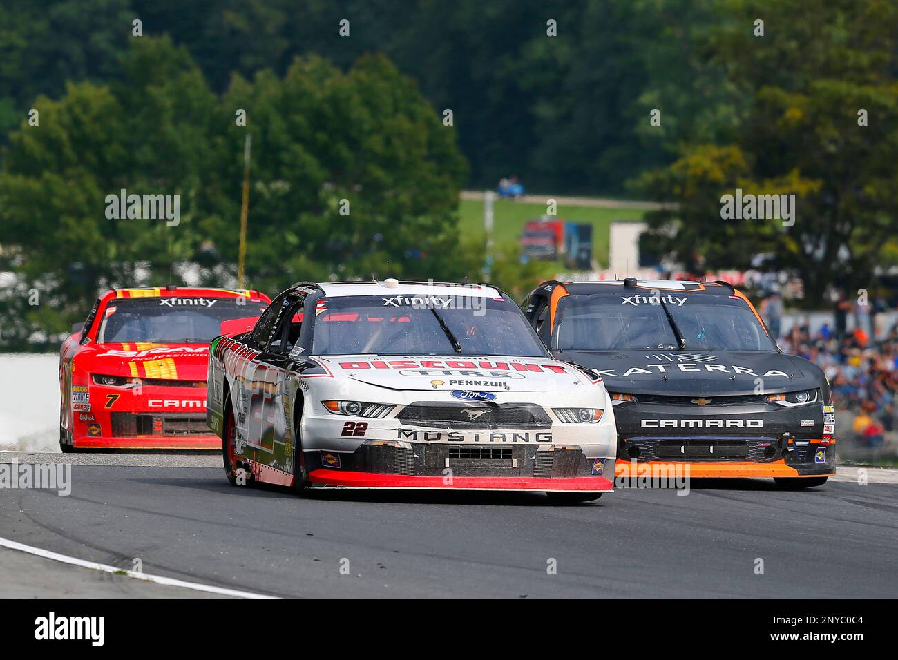 Austin Cindric (22) and Justin Marks (42) during the NASCAR Xfinity ...