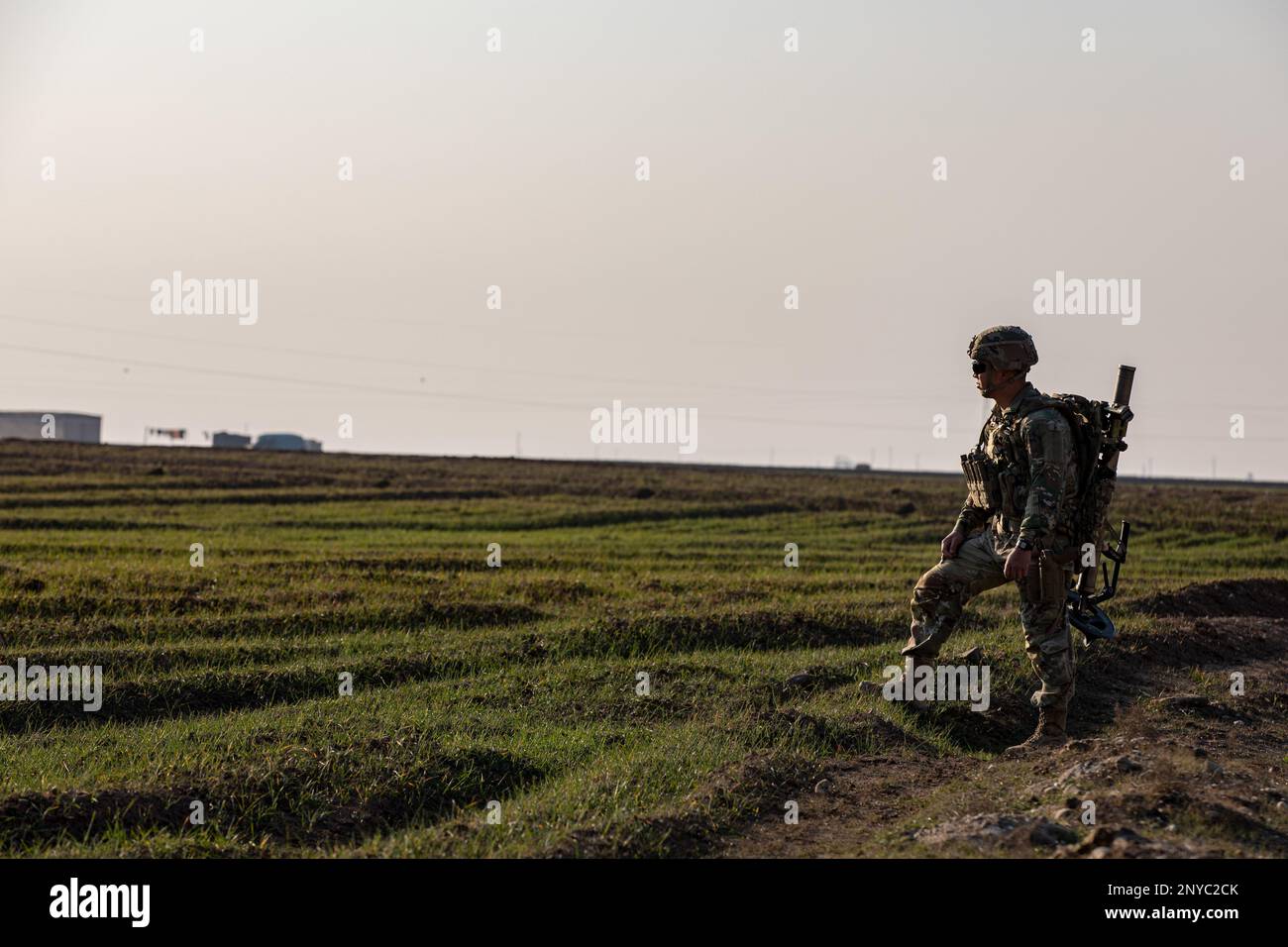 U.S. Army Pfc. Alexander Davis, assigned to Headquarters and ...