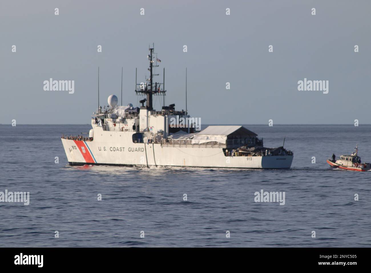 USCGC Mohawk’s (WMEC 913) crew patrols the South Florida Straits during ...