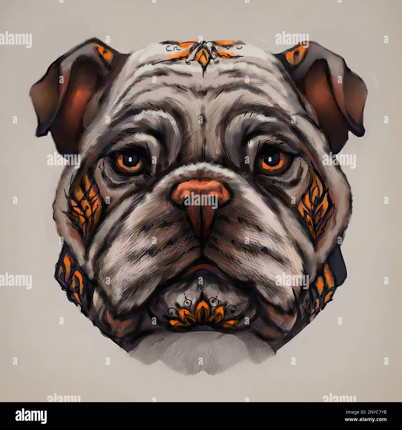 English Bulldog Tattoo