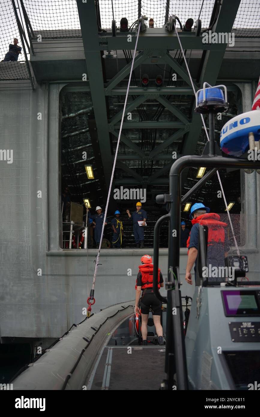 SINGAPORE (Jan. 30, 2023) Sailors assigned to Independence-class ...