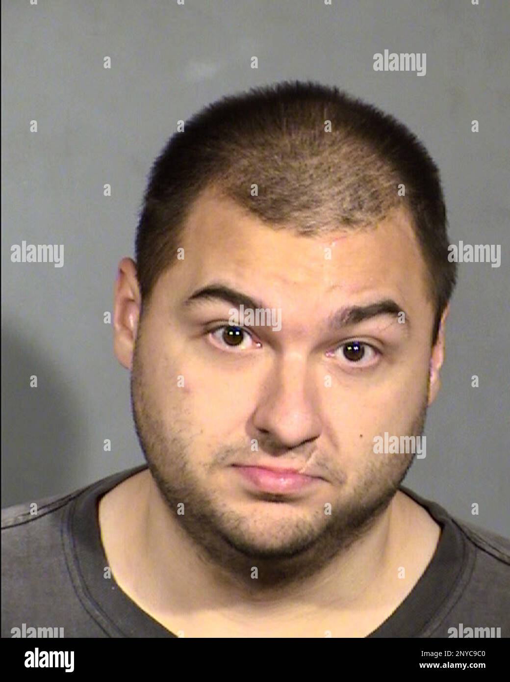 FILE - This undated Clark County Detention Center photo shows Shane ...