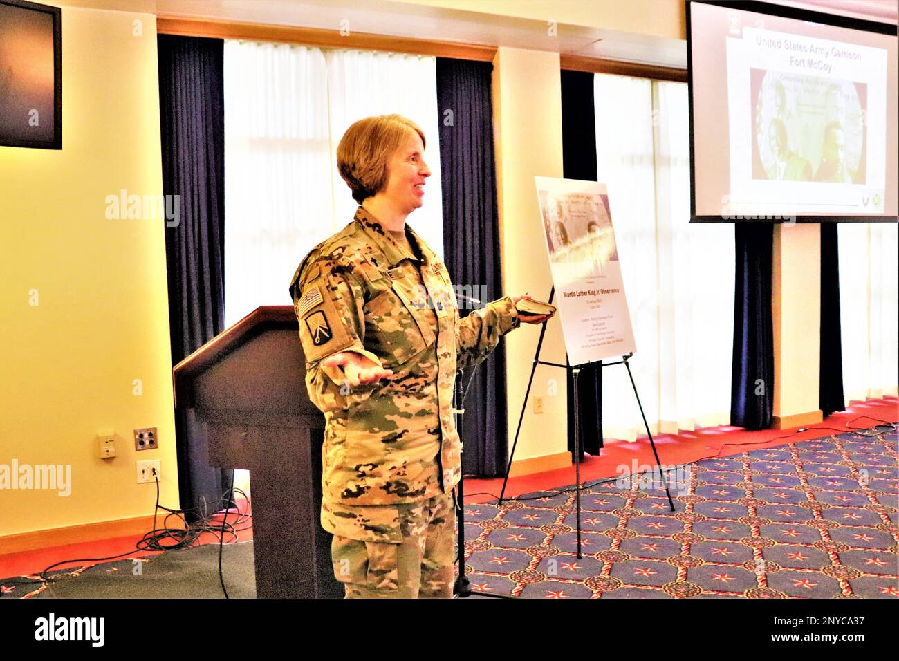 2023 fort mccoy martin luther king jr day observance hi-res stock ...
