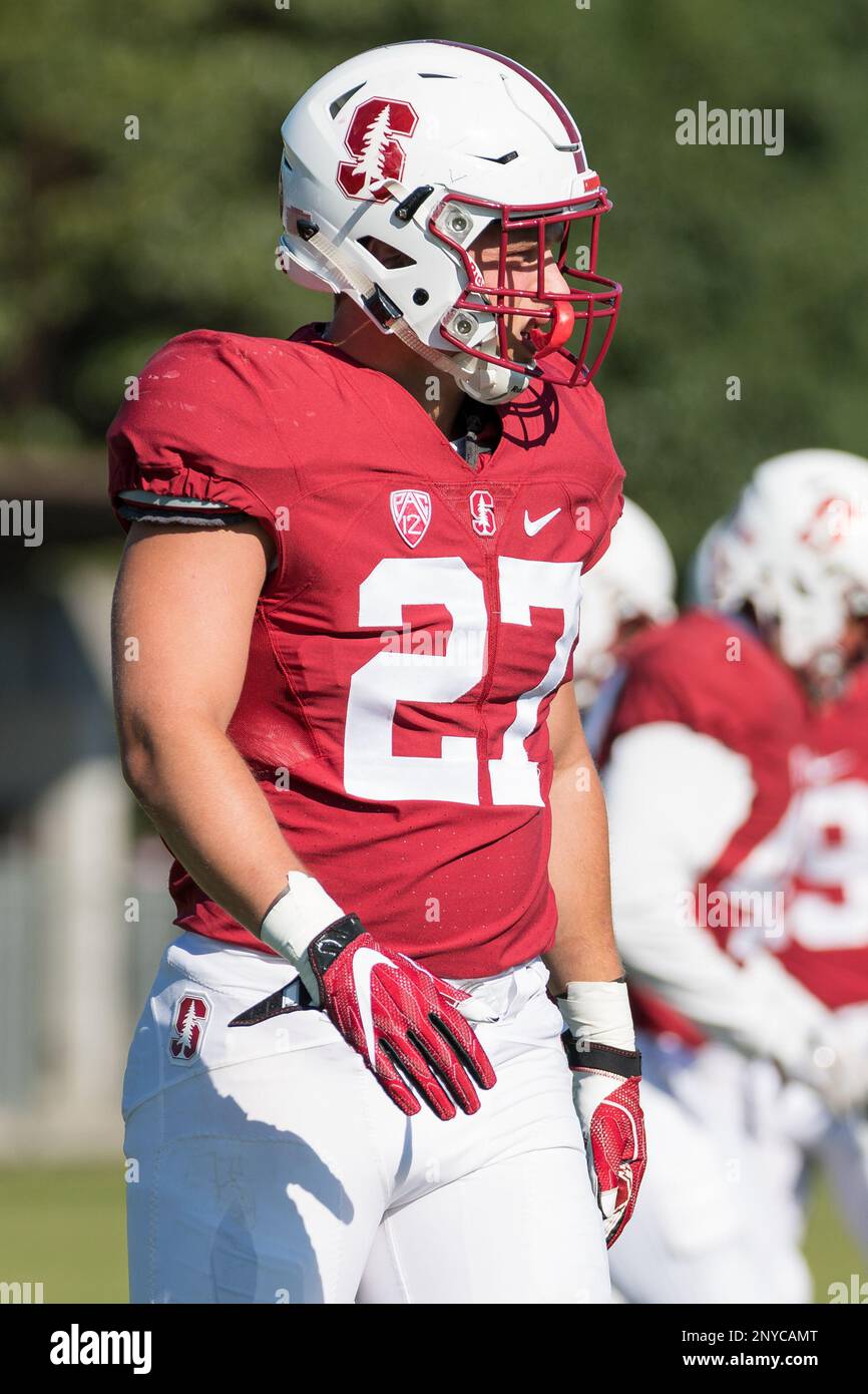 SYDNEY, NSW - AUGUST 23: Stanford Cardinal linebacker Sean Barton (27 ...