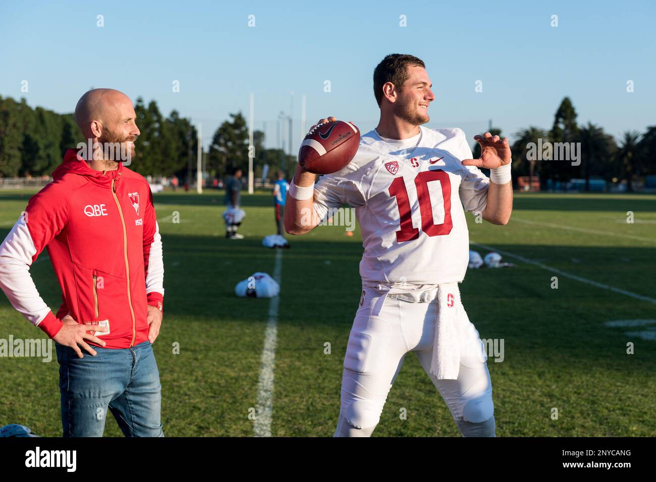 SYDNEY, NSW - AUGUST 23: Stanford Cardinal quarterback Keller Chryst ...