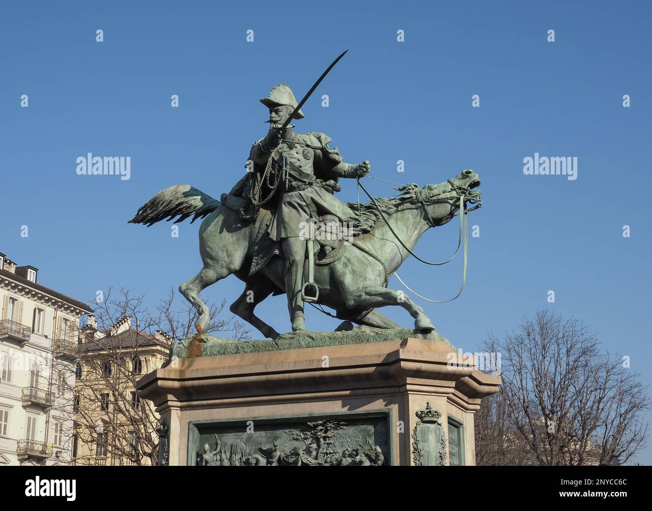 Ferdinando di Savoia monument by sculptor Alfonso Balzico circa 1866 in ...
