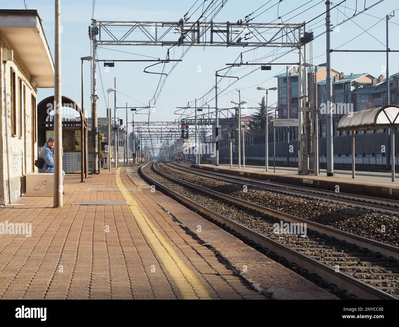 COLLEGNO, ITALY - CIRCA JANUARY 2023: Collegno railway station Stock ...