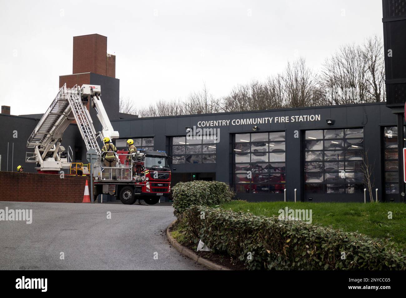 Coventry Community Fire Station, West Midlands, England, UK Stock Photo ...