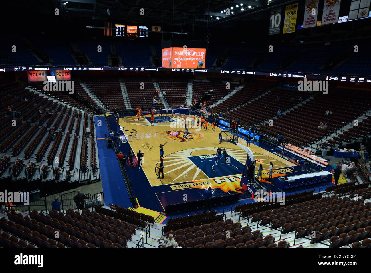 UNCASVILLE, CT - AUGUST 23: An empty Connecticut Sun Arena prior to the ...