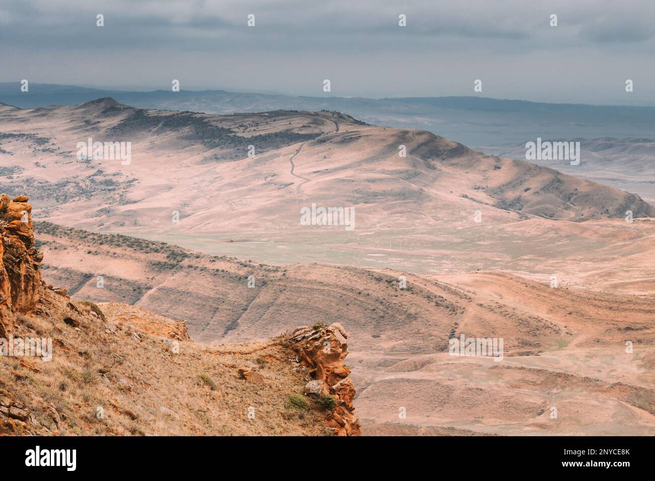 Autumn Landscape Desert Steppe. Concept Of Endless Expanses. Amazing ...