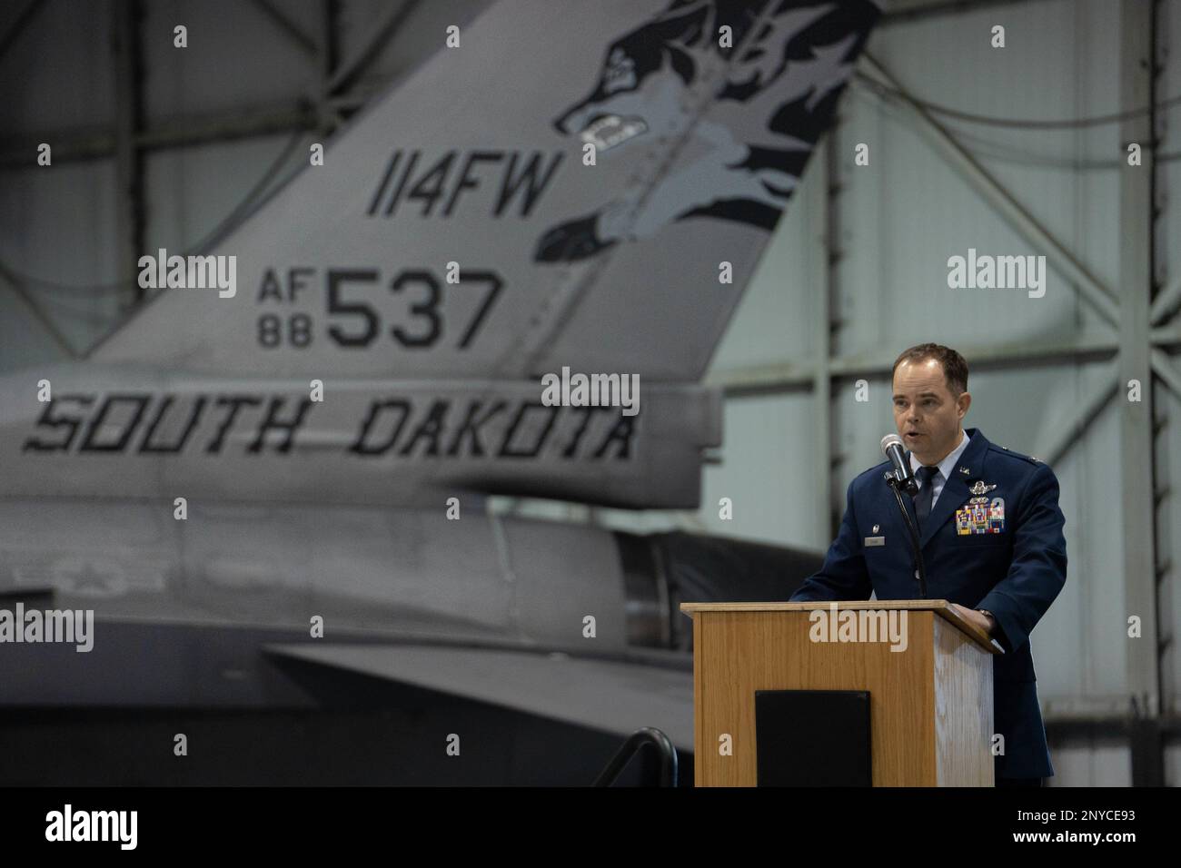 U.S. Air Force Col. Brandon Eskam, newly appointed 114th Fighter Wing ...