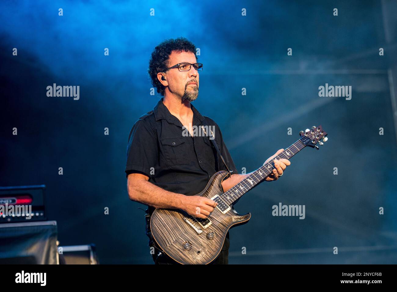 Tony Rombola of Godsmack performs during the Rock On The Range festival ...