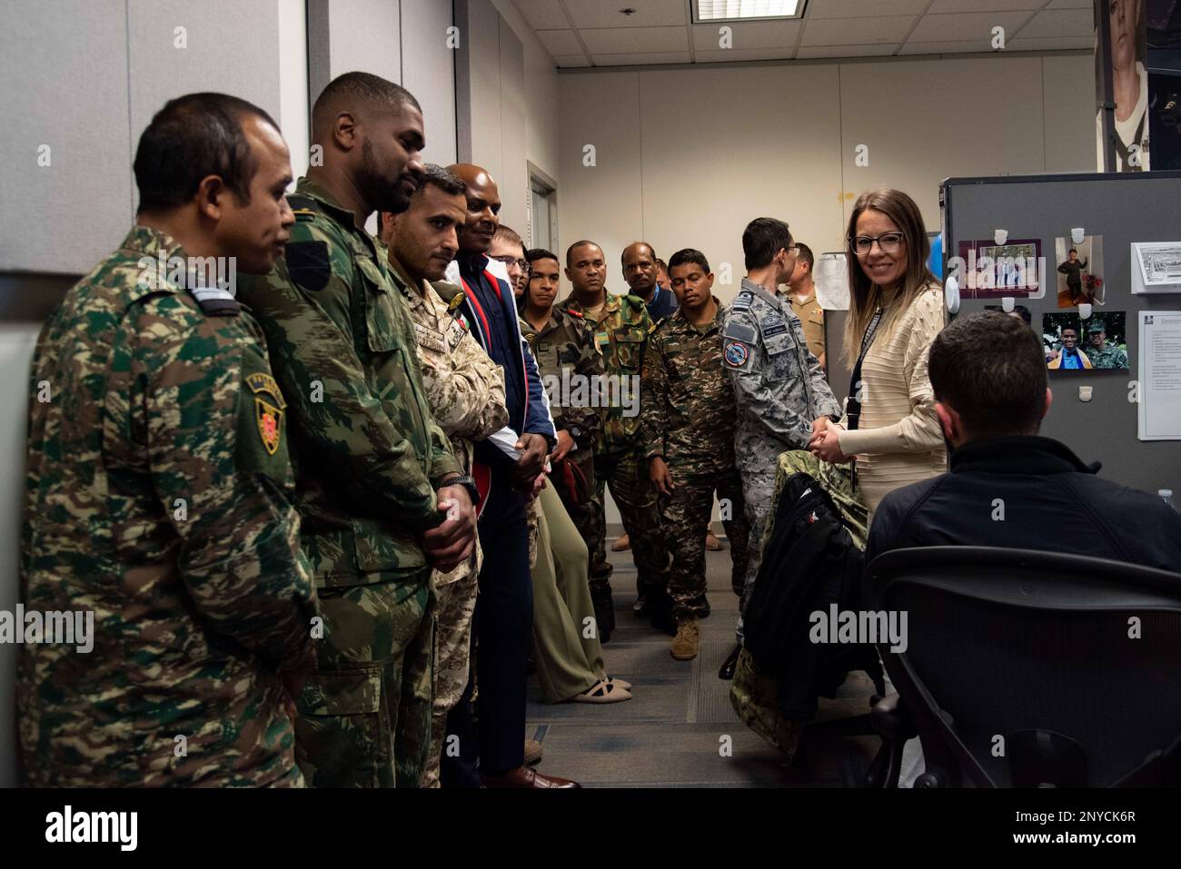 Students from Naval Education and Training Security Assistance Field ...