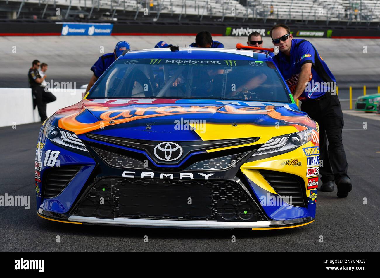 Kyle Busch, Joe Gibbs Racing, M&M's Caramel Toyota Camry during ...