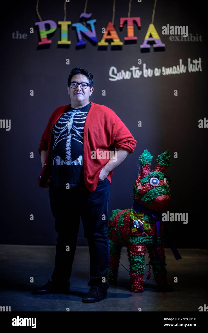 In this Friday, Aug. 18, 2017 photo, Las Vegas artist Justin Favela ...