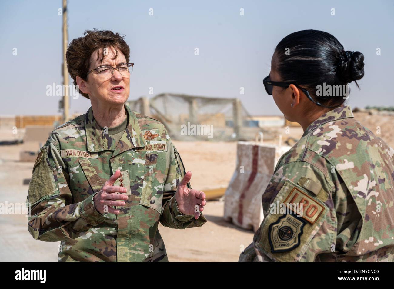 U.S. Air Force Gen. Jacqueline Van Ovost, U.S. Transportation Command ...