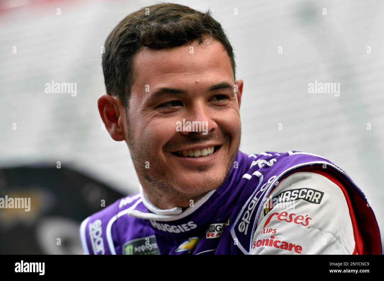 Kyle Larson, Chip Ganassi Racing, Huggies Little Movers Chevrolet SS ...