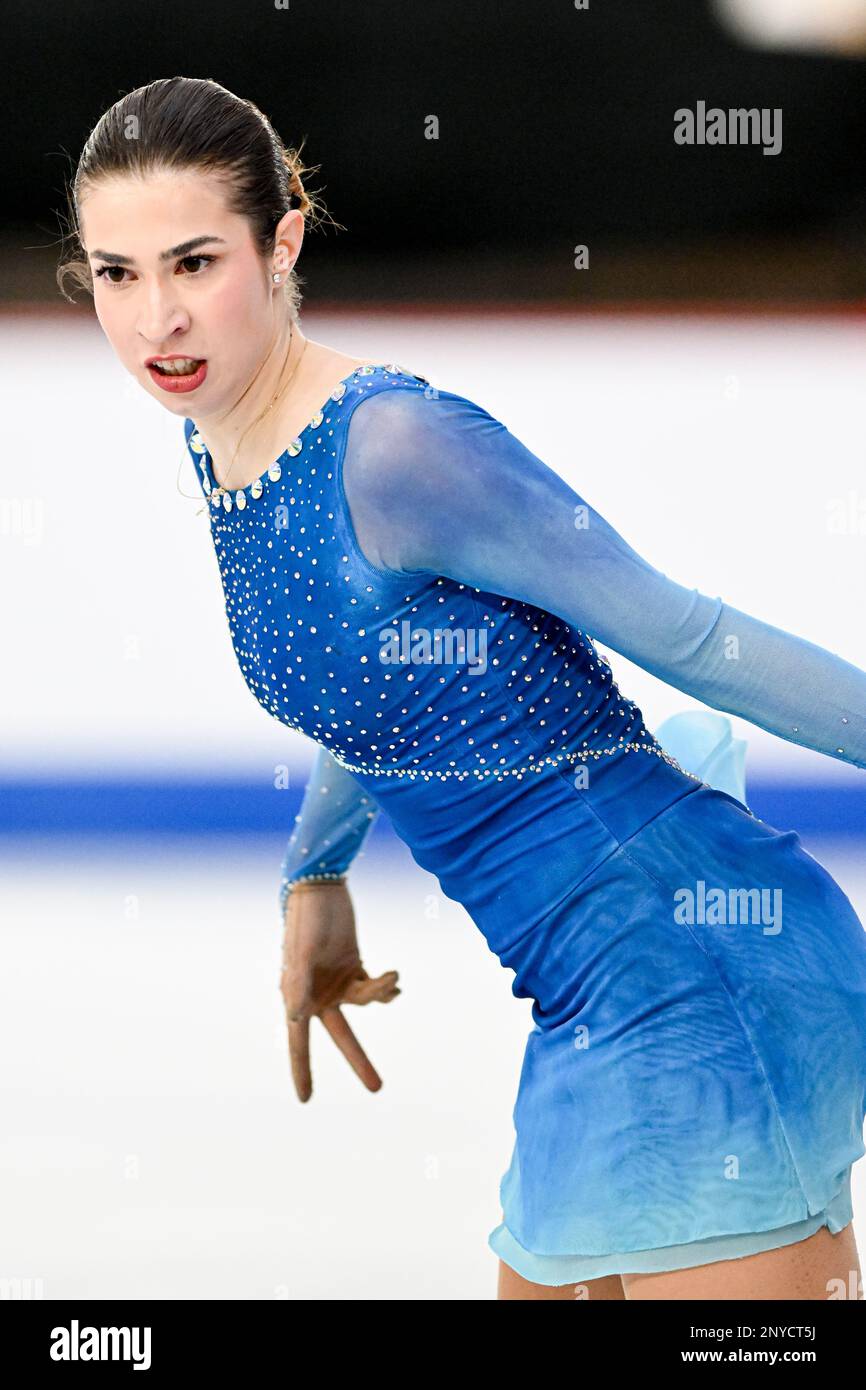 Ana Sofia BESCHEA (ROU), during Junior Women Short Program, at the ISU ...