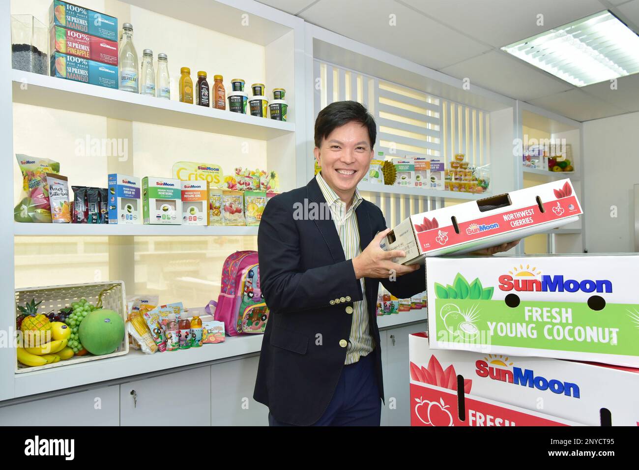 Gary Loh, Executive Chairman of SunMoon Food Company. He aims for the company to be a big fruit ...