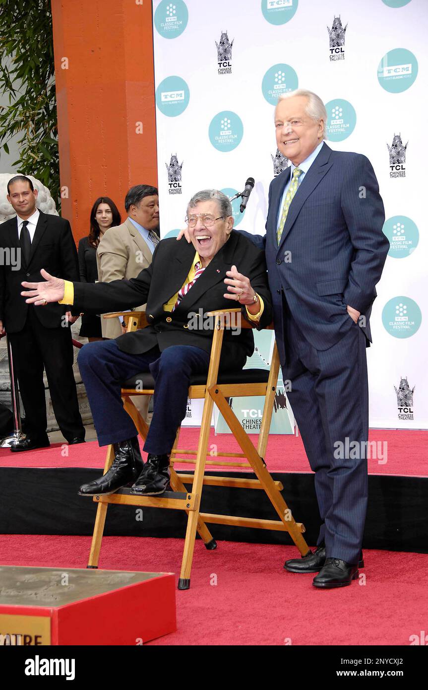 Photo by: Germana/STAR MAX/IPx4/12/14Jerry Lewis and Robert Osborne at ...