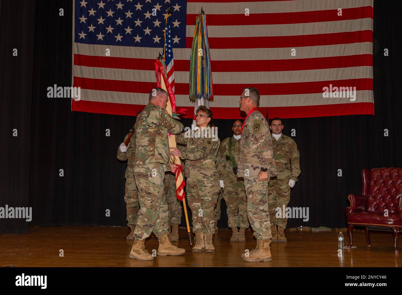 U.S. Army Maj. Gen. David Ling, Commanding General of the 79th Theater ...