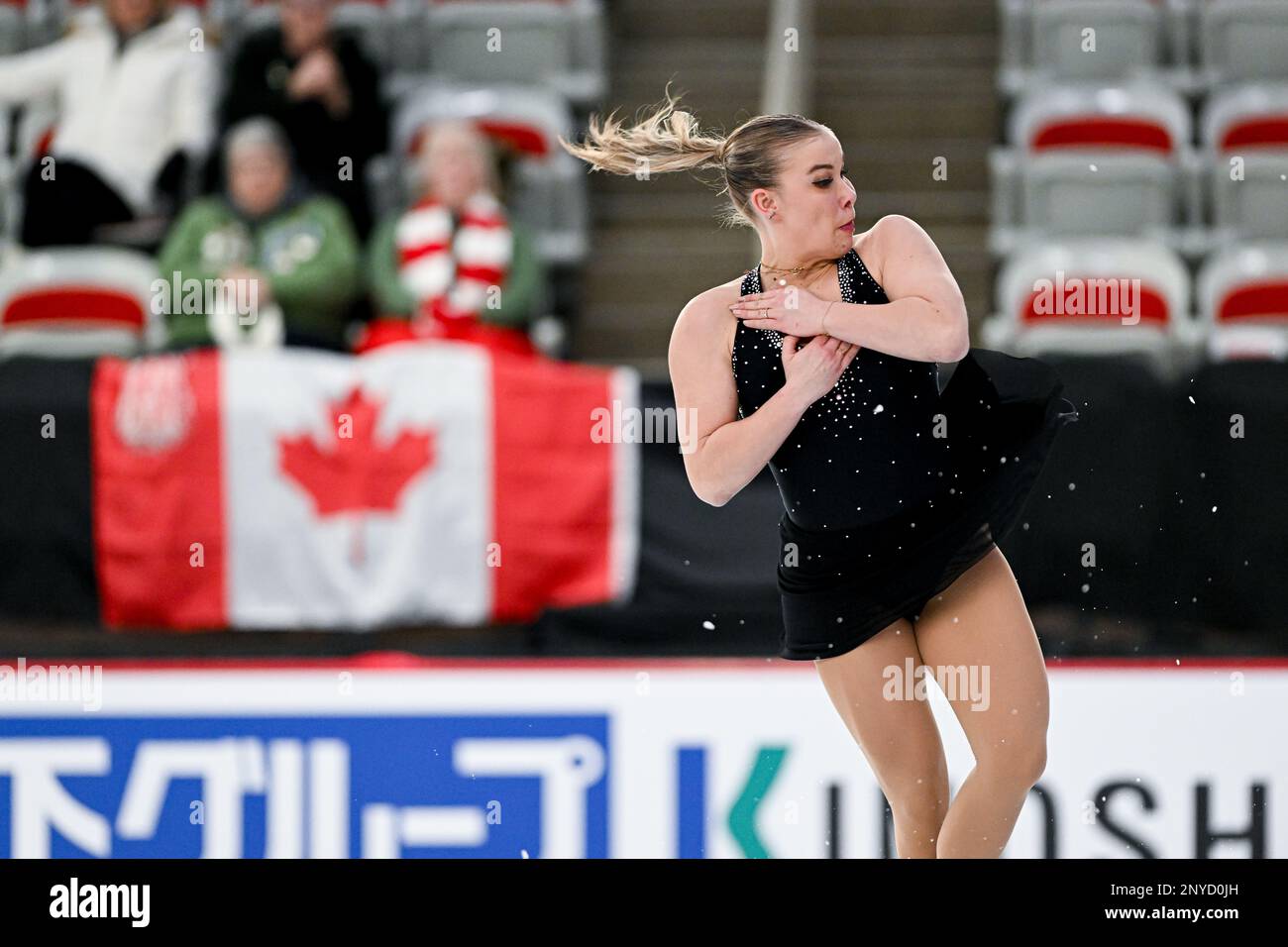 Julia VAN DIJK (NED), during Junior Women Short Program, at the ISU ...