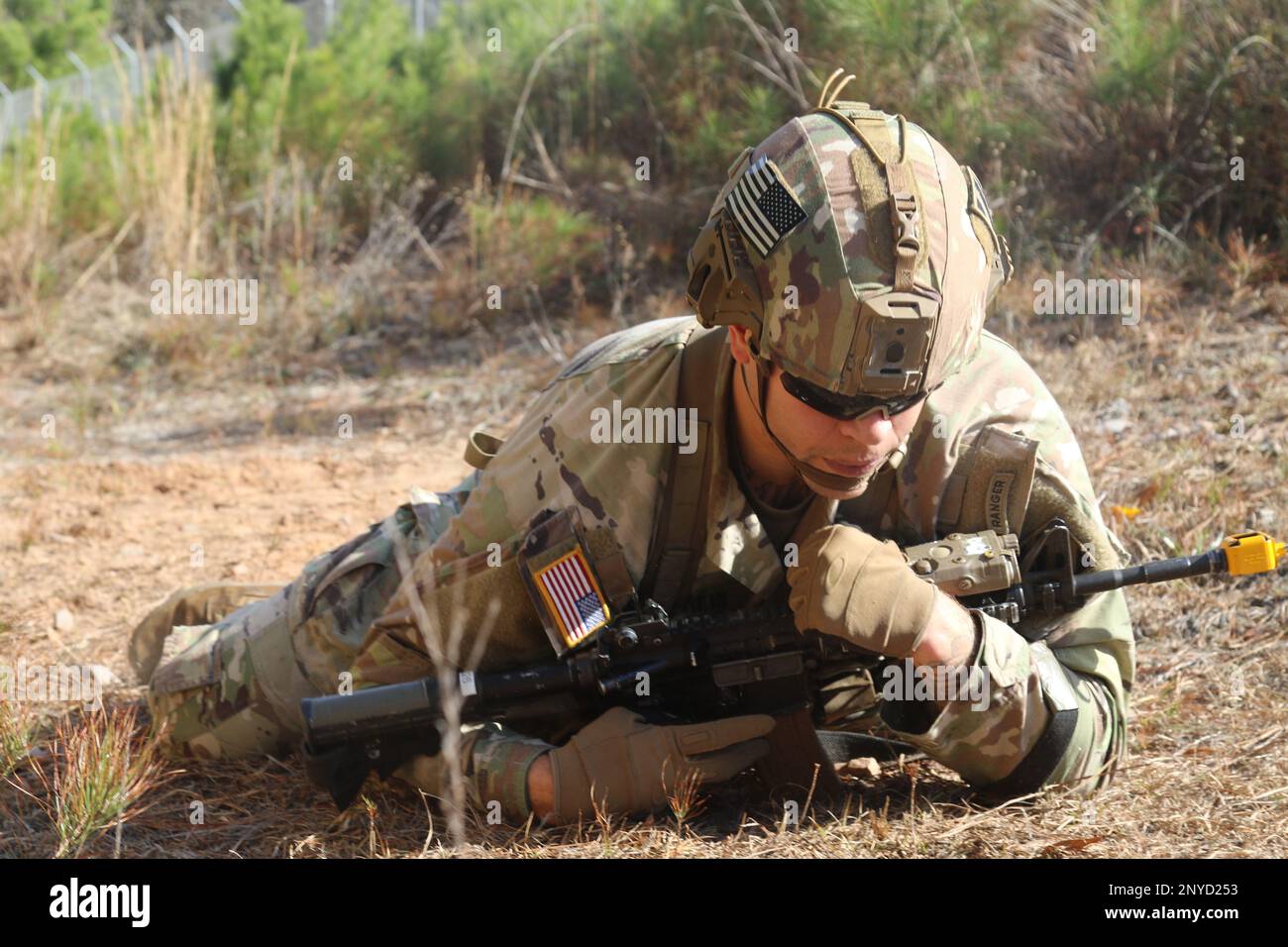 A 3rd Infantry Division Soldier trains on individual movement ...