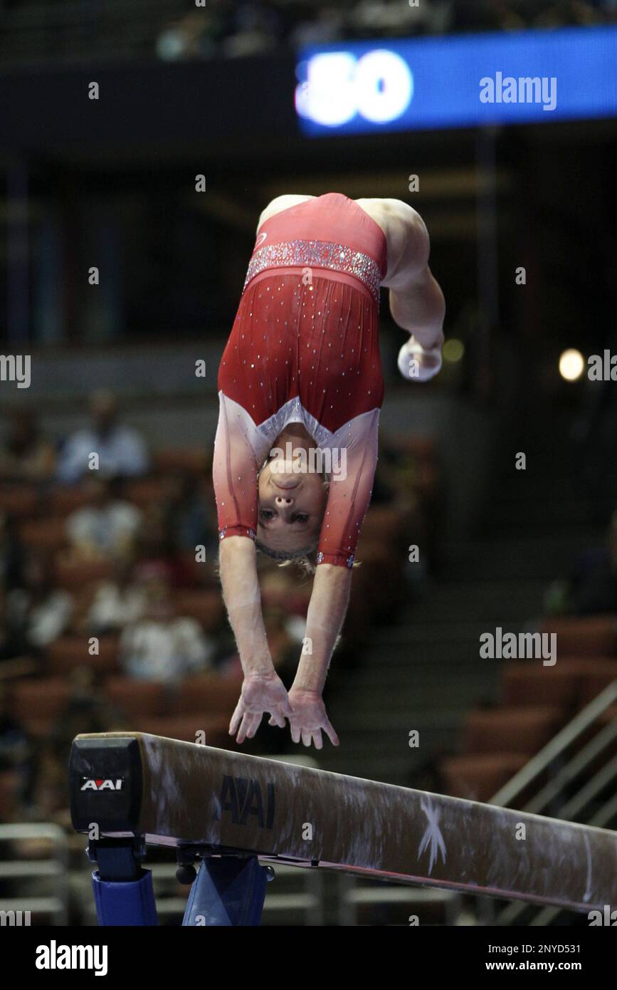 August 18, 2017: Gymnast Ragan Smith competes on the first day of the ...