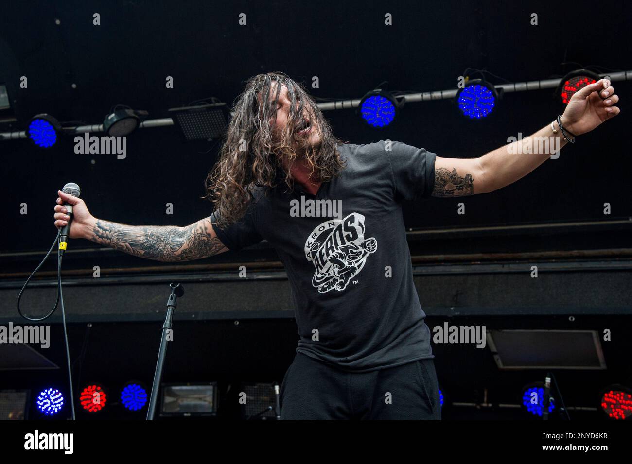 Mike Protich of Red Sun Rising performs during the Rock On The Range ...